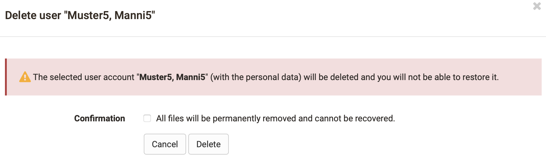 Create User Openolat Documentation